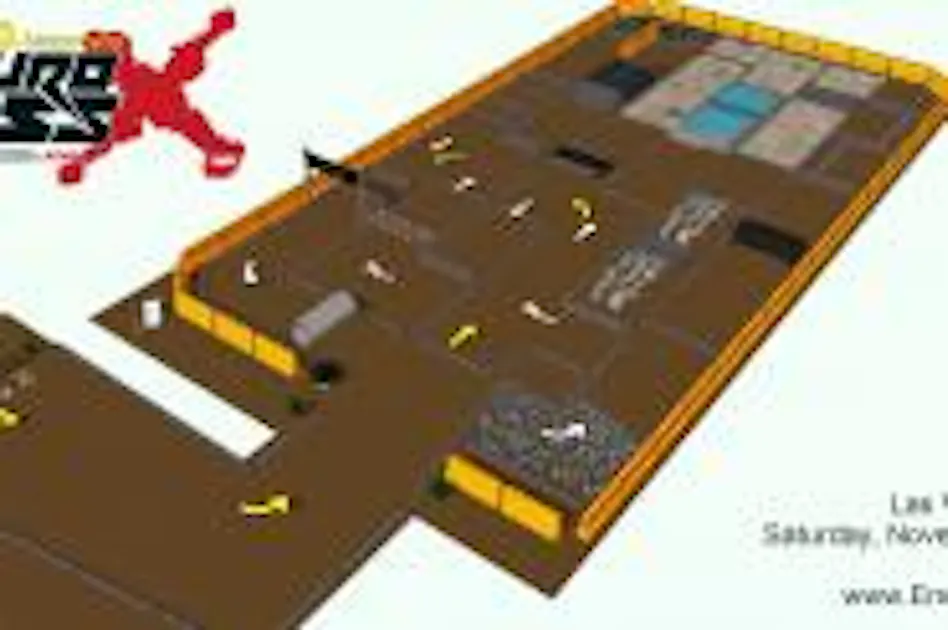 Track Map for Las Vegas Endurocross - Racer X