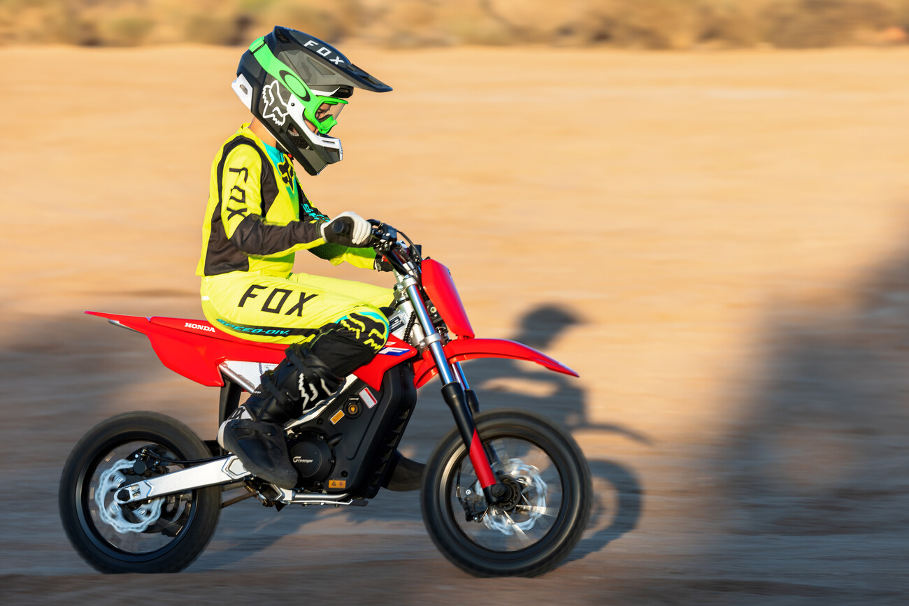 Racerhead - Fun Bikes: Honda CRF-E2 - December 2022 - Racer X Magazine