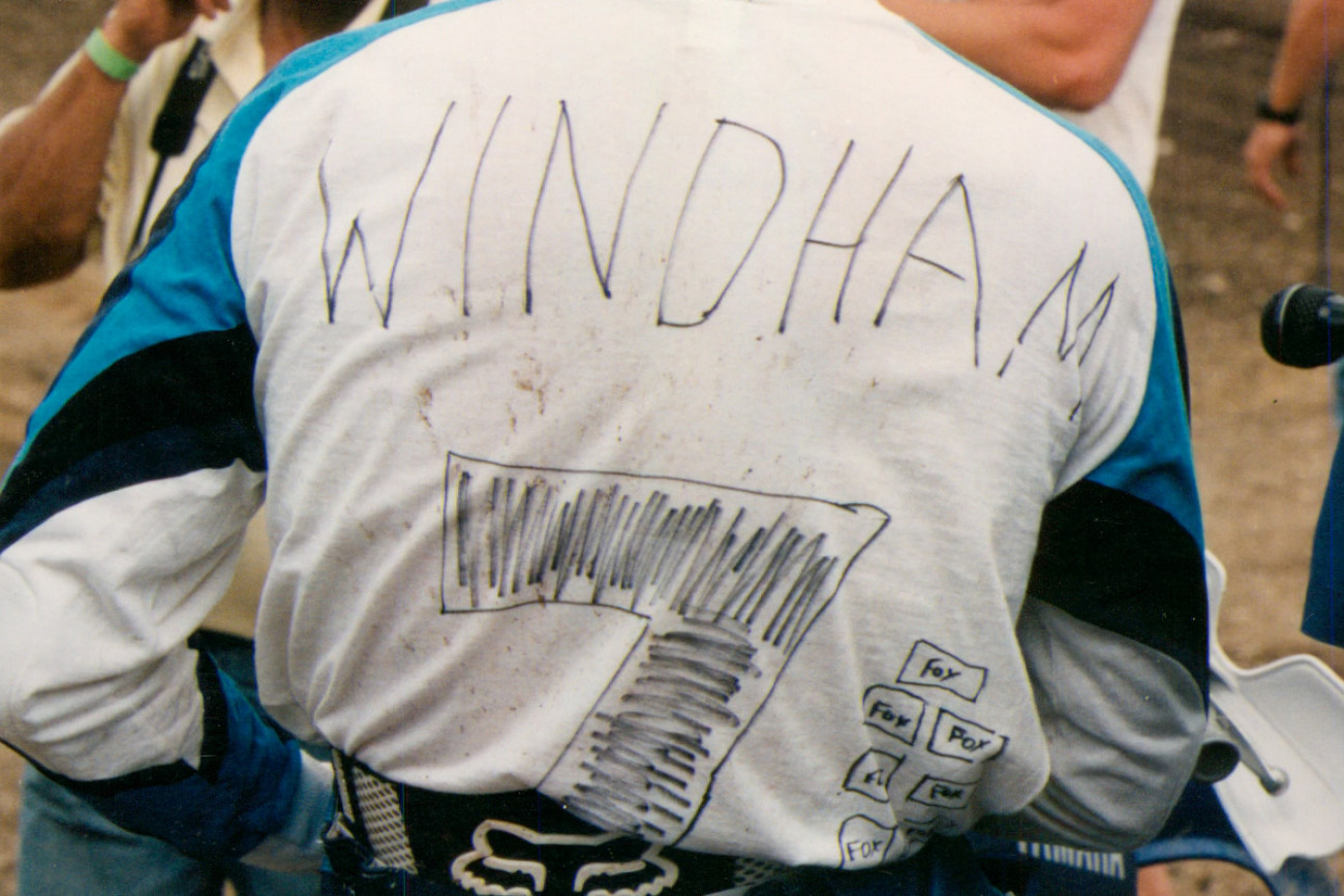 Shop Talk - Kevin Windham's Hand-written Jersey - May 2025 - Racer X ...