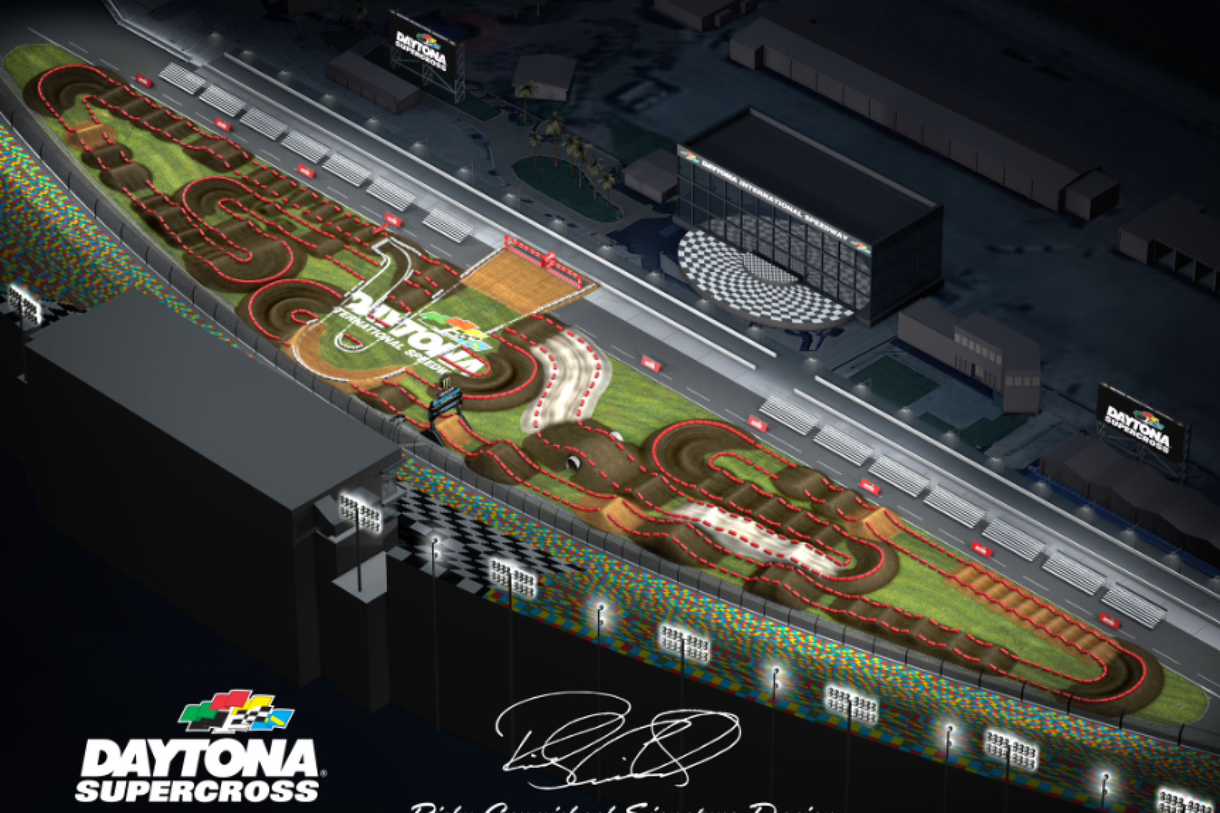 What Does the 2026 Daytona Supercross Layout Look Like? Track Maps ...